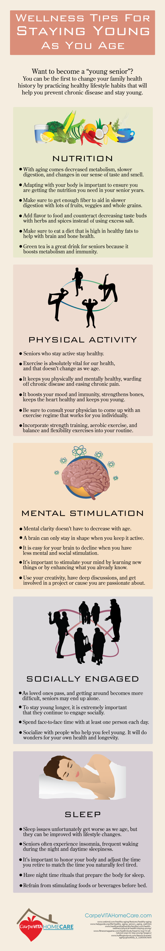 Wellness Tips for Staying Young as You Age