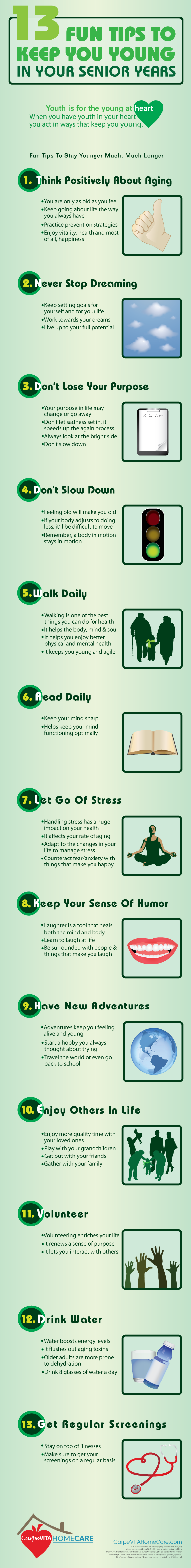 13 Fun Tips to Keep You Young in Your Senior Years – CarpeVITAHomeCare.com